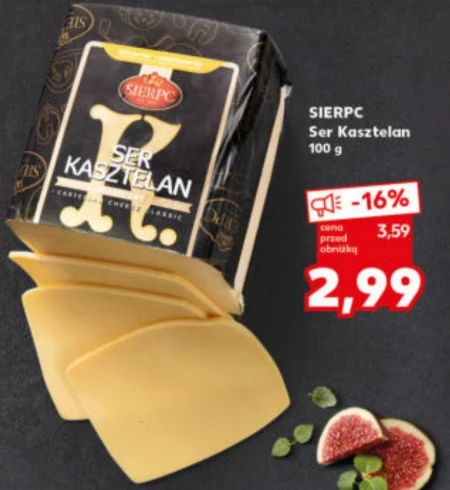 Sierpc Ser kasztelan klasyczny - 16% ДЕШЕВШЕ! - акція Kaufland - Ding.pl