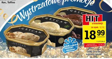 Grycan Lody waniliowe 1100 ml - 26% TANIEJ! - promocja Gram Market ...