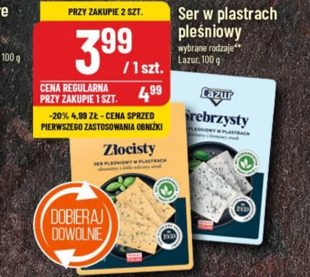 Lazur Ser pleśniowy srebrzysty 100 g - 20% TANIEJ! - promocja ...