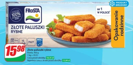 FRoSTA Złote paluszki rybne 450 g (15 sztuk) - promocja Dino - Ding.pl