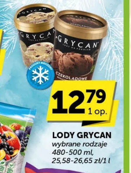 Grycan Lody czekoladowe 500 ml - promocja Euro Sklep - Ding.pl