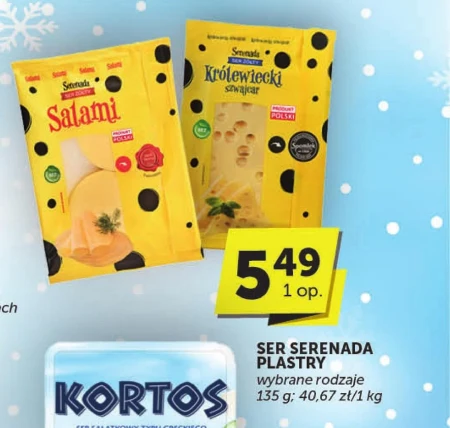 Serenada Ser żółty Salami 135 g - promocja Euro Sklep - Ding.pl