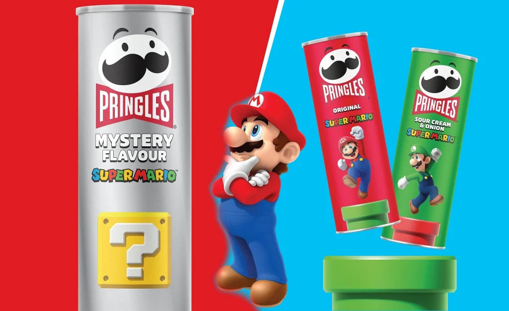Mario wskoczył do tuby z chipsami Pringles. Fani z szansą na wielką ...