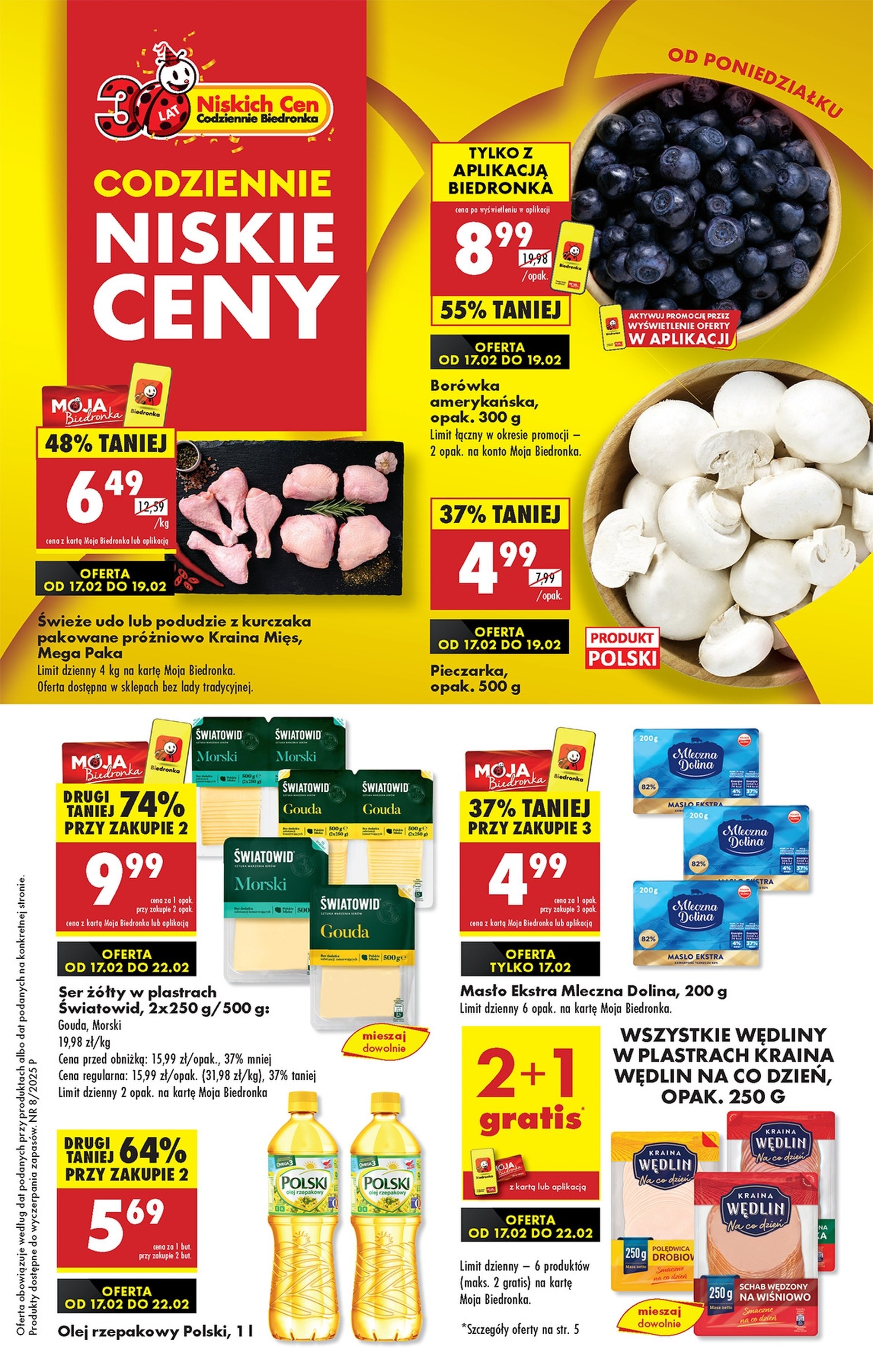 Biedronka Gazetka promocyjna 17-22.02 | Okazjum.pl