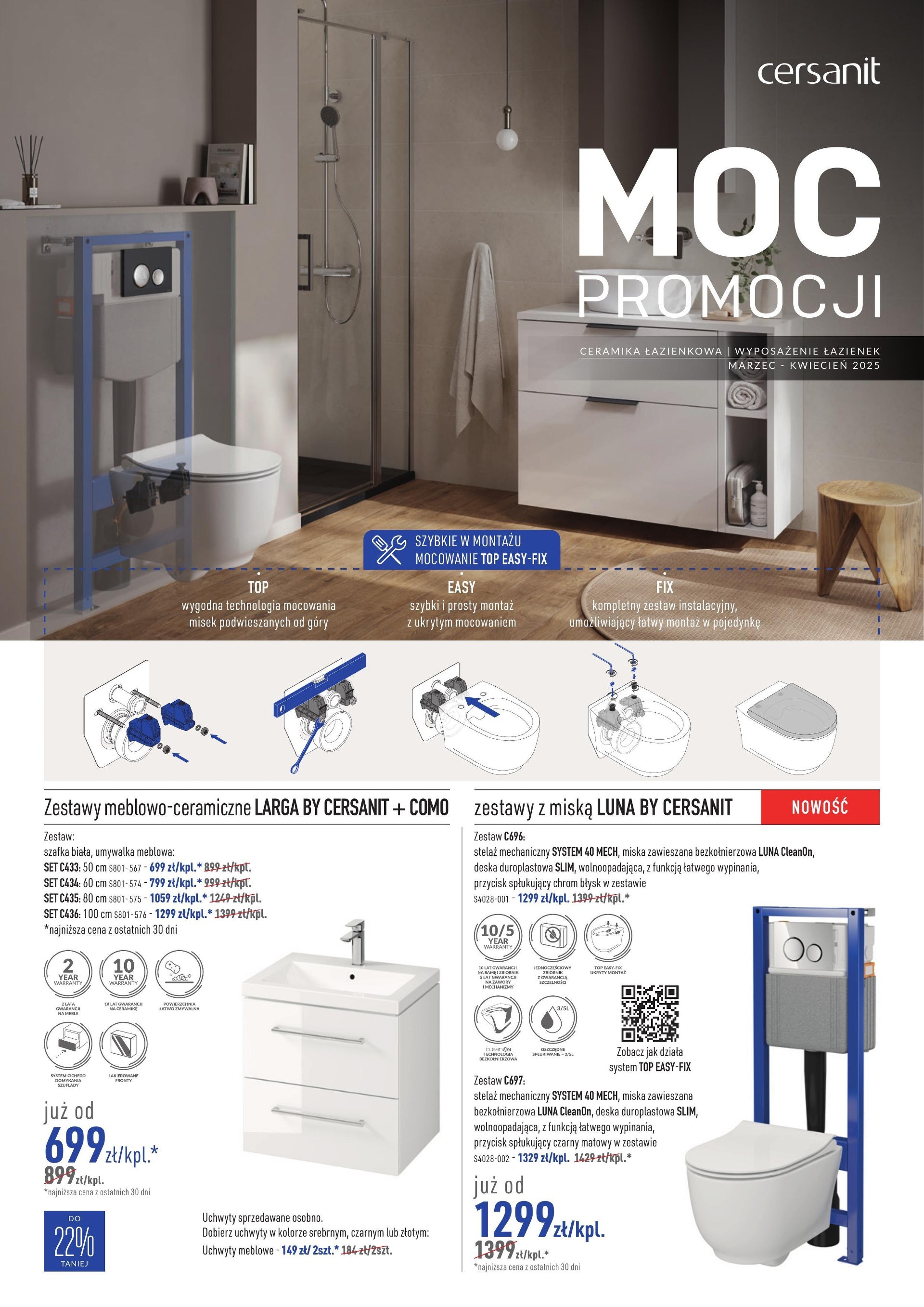 Cersanit Gazetka promocyjna 1.03-30.04 | Okazjum.pl