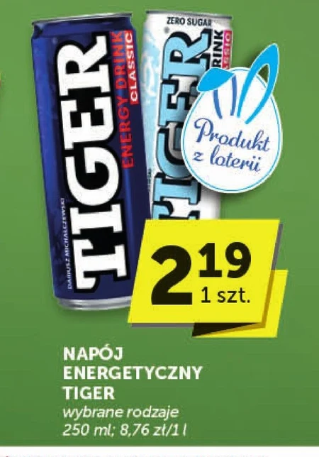 Tiger Classic Gazowany napój energetyzujący 250 ml - promocja moje ...
