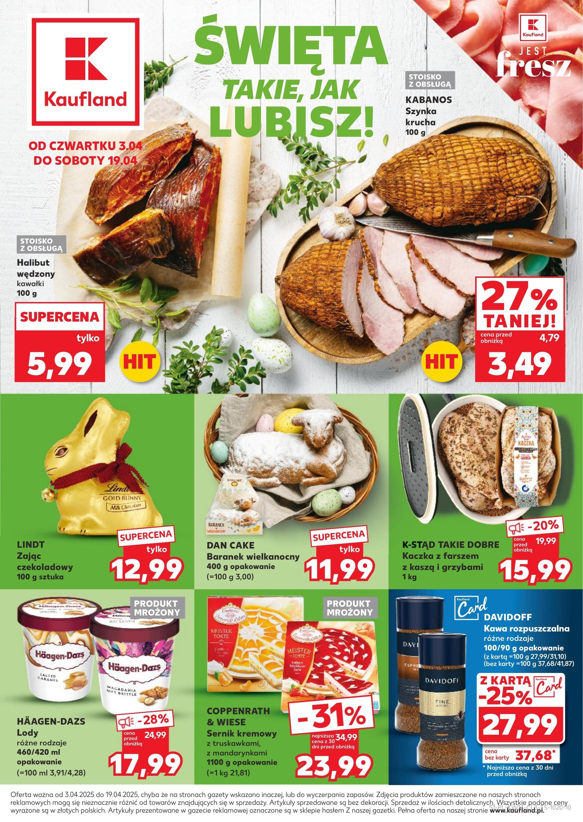 Kaufland Gazetka promocyjna 3-19.04 | Okazjum.pl