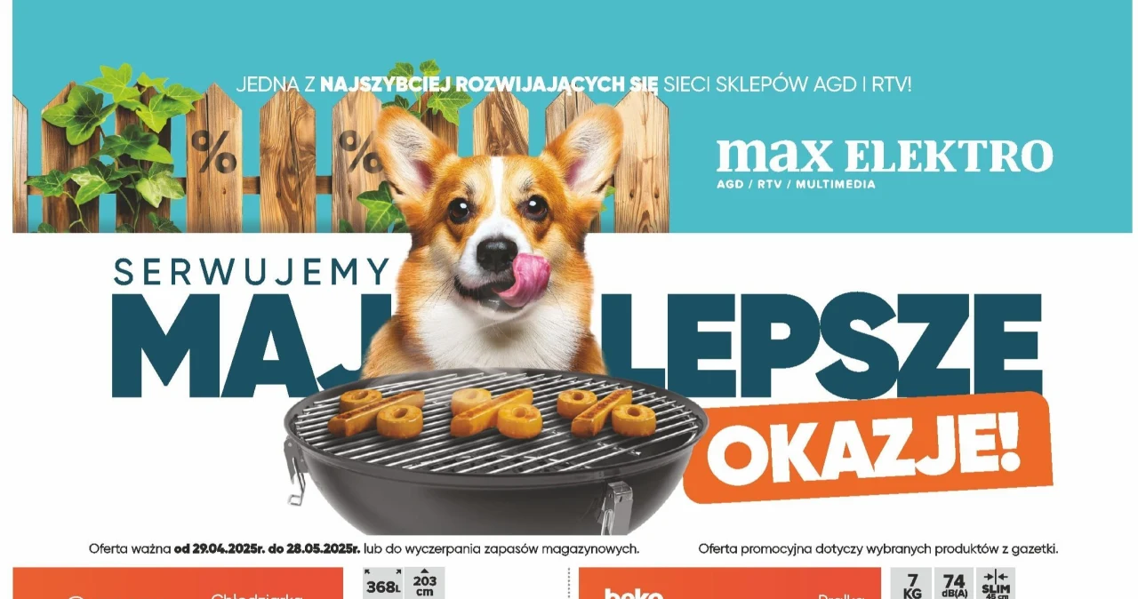 Max Elektro Gazetka Promocyjna - oferty, rabaty, kupony [29.04 do 28.05 ...