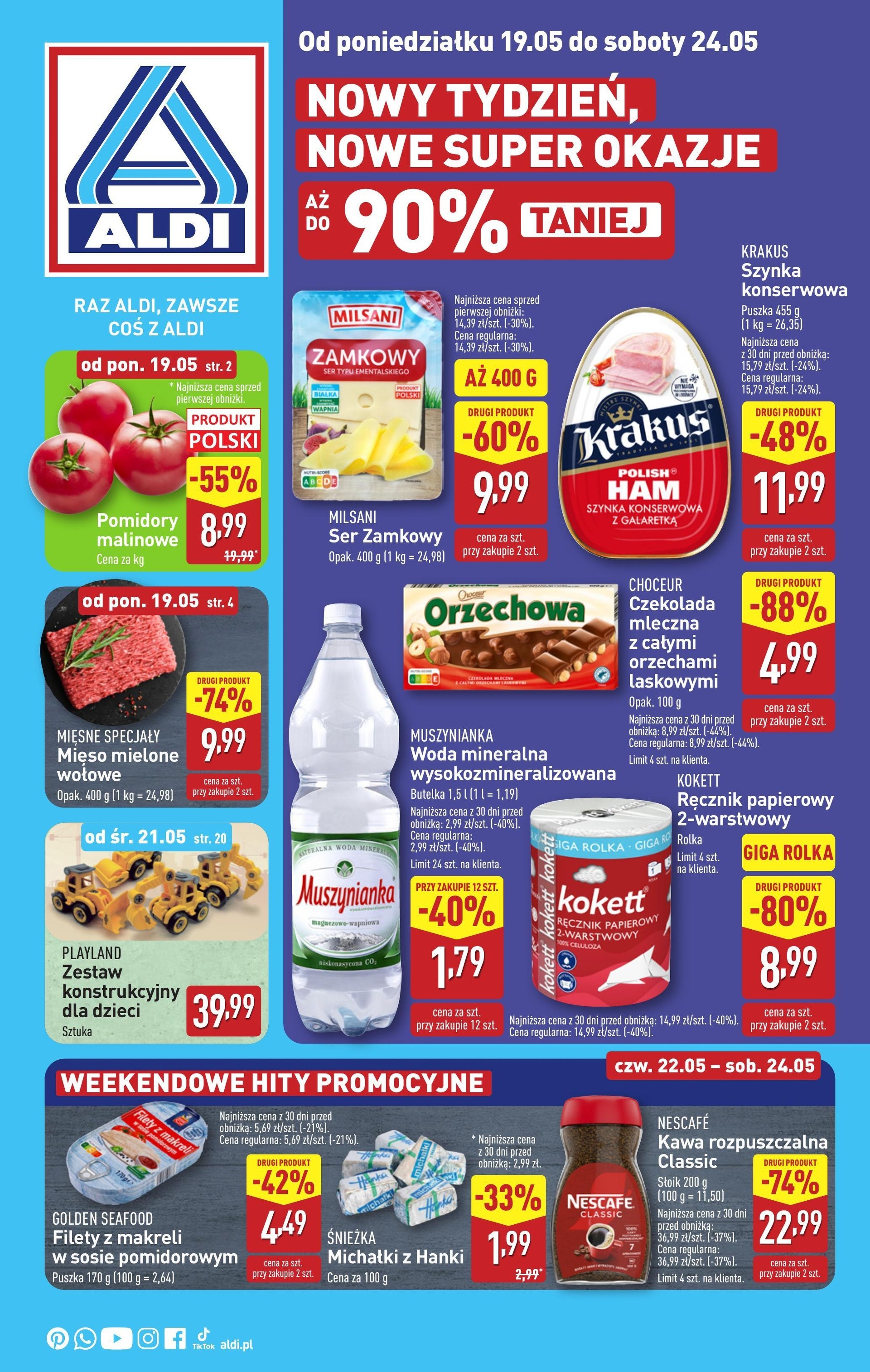 Aldi Gazetka promocyjna 19-24.05 | Okazjum.pl