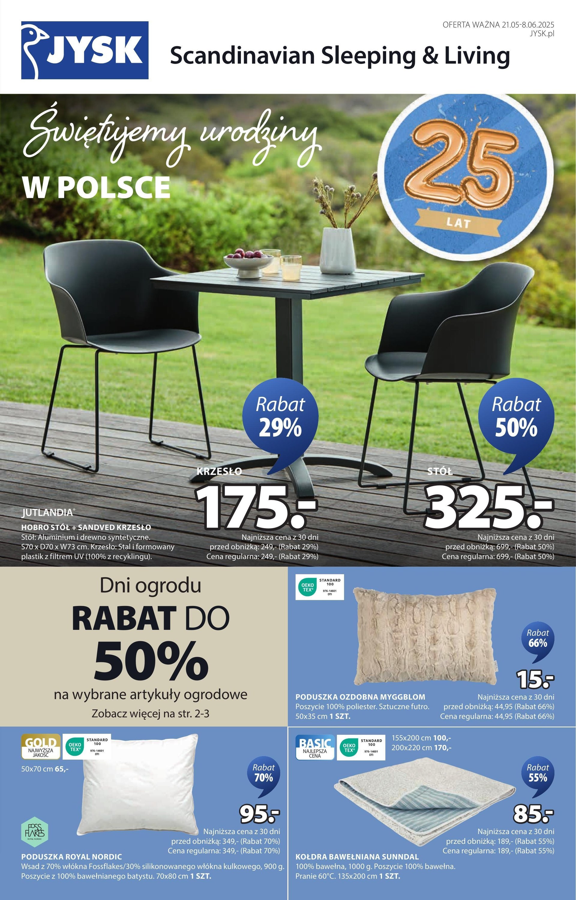 Jysk Gazetka promocyjna 21.05-8.06 | Okazjum.pl