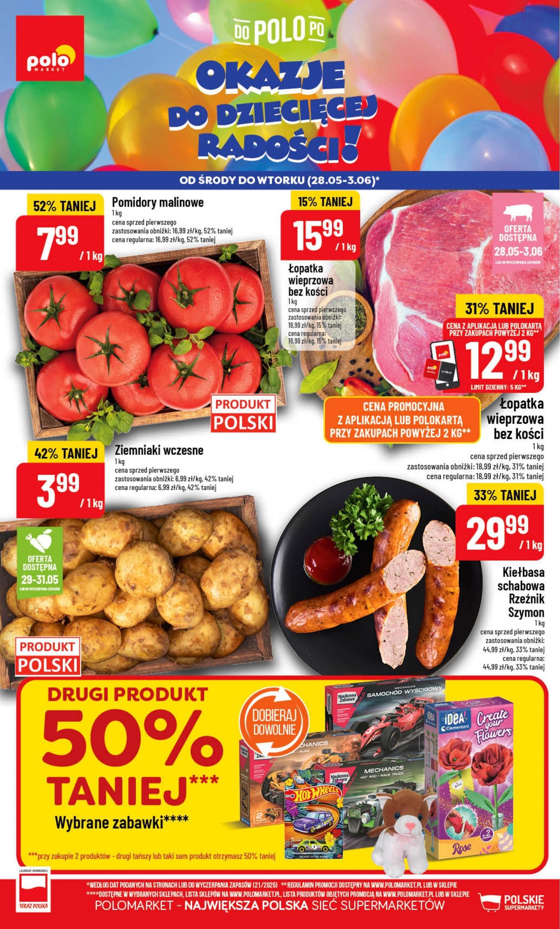POLOmarket Gazetka promocyjna 28.05-3.06 | Okazjum.pl
