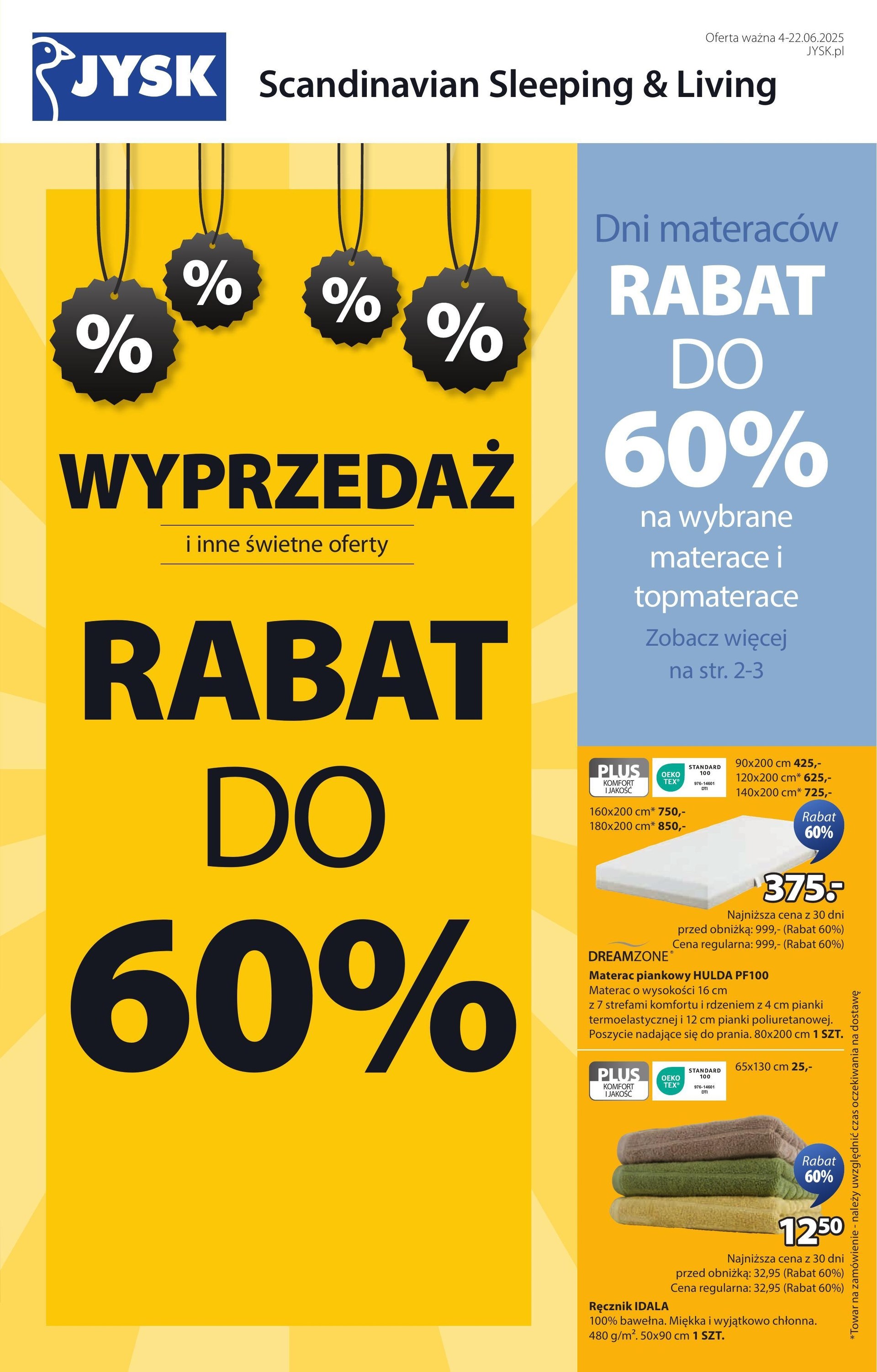 Jysk Gazetka promocyjna 4-22.06 | Okazjum.pl