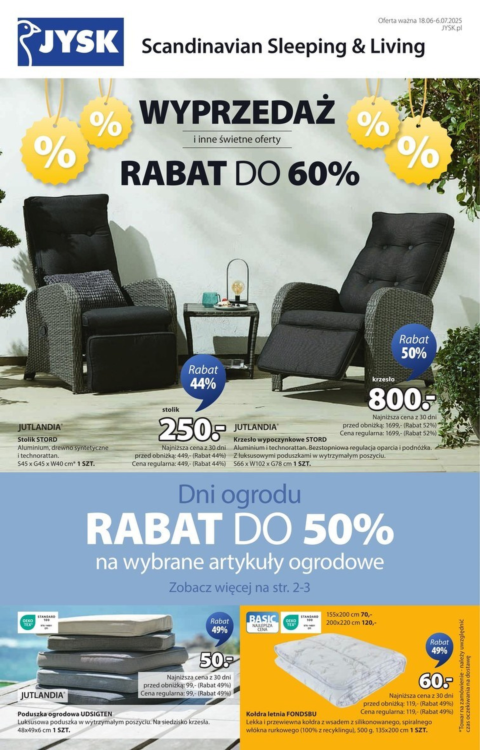 Jysk Gazetka promocyjna 18.06-6.07 | Okazjum.pl
