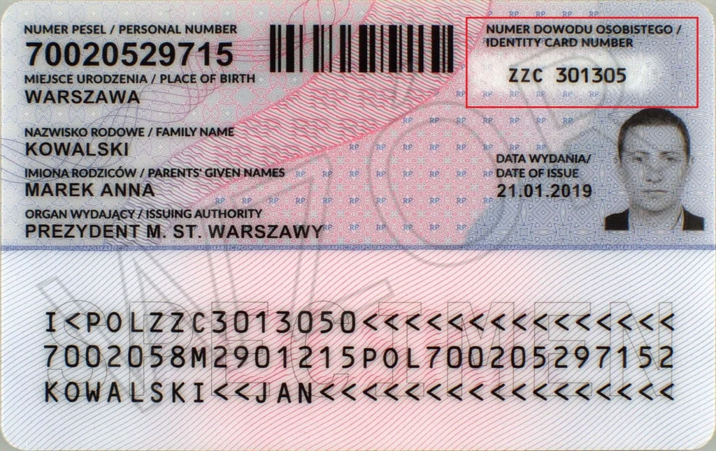 Seria i numer dowodu osobistego – gdzie je znaleźć na dokumencie ...