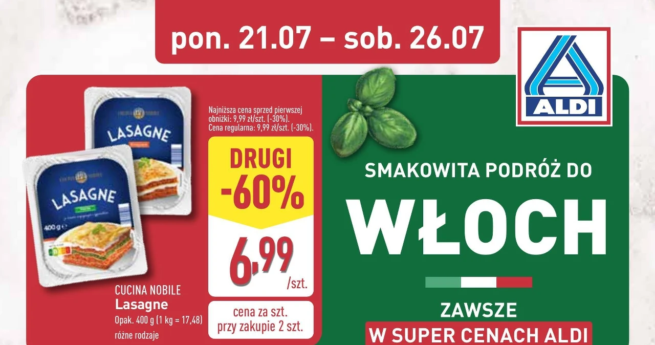 Aldi Gazetka Promocyjna - oferty, rabaty, kupony [21.07 do 26.07.2025 ...