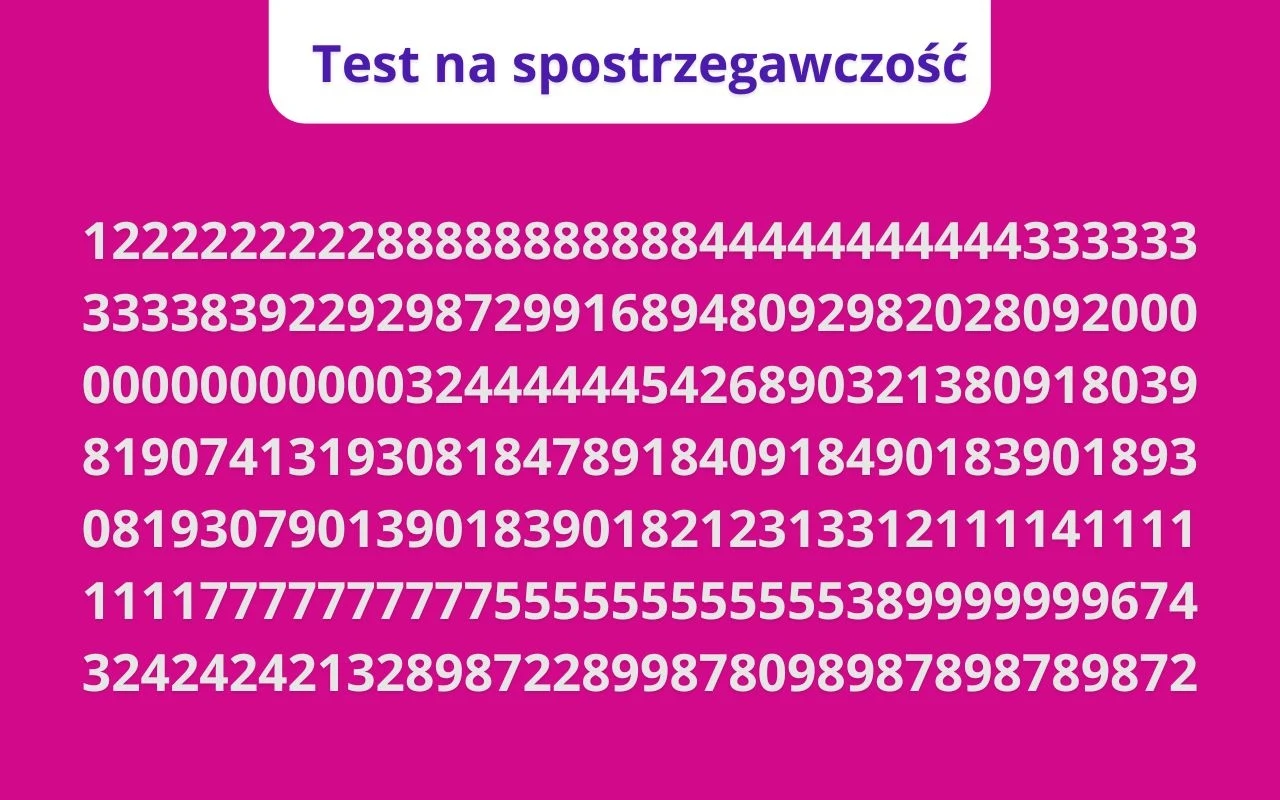 Test wzroku: Tylko nieliczni znajdą wszystkie "6". Powodzenia - Kobieta ...
