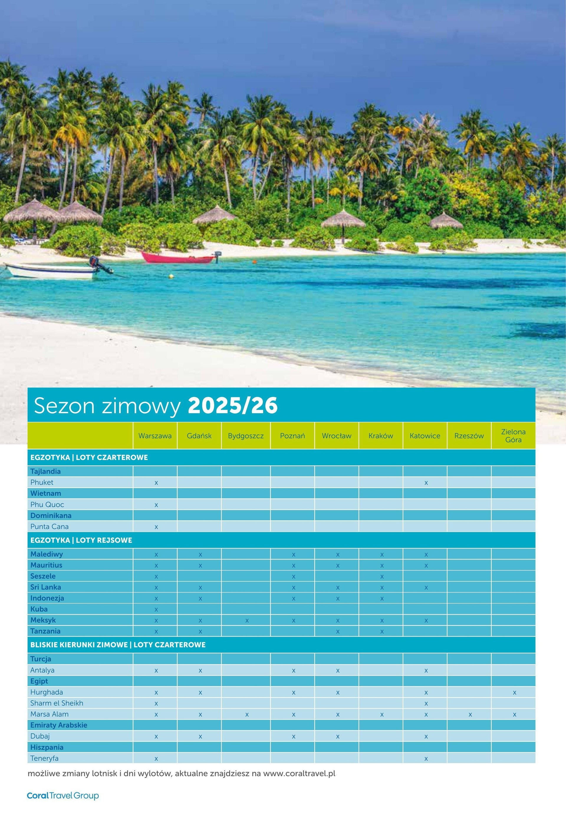 Coral Travel Gazetka promocyjna 7.08-28.02 | Okazjum.pl