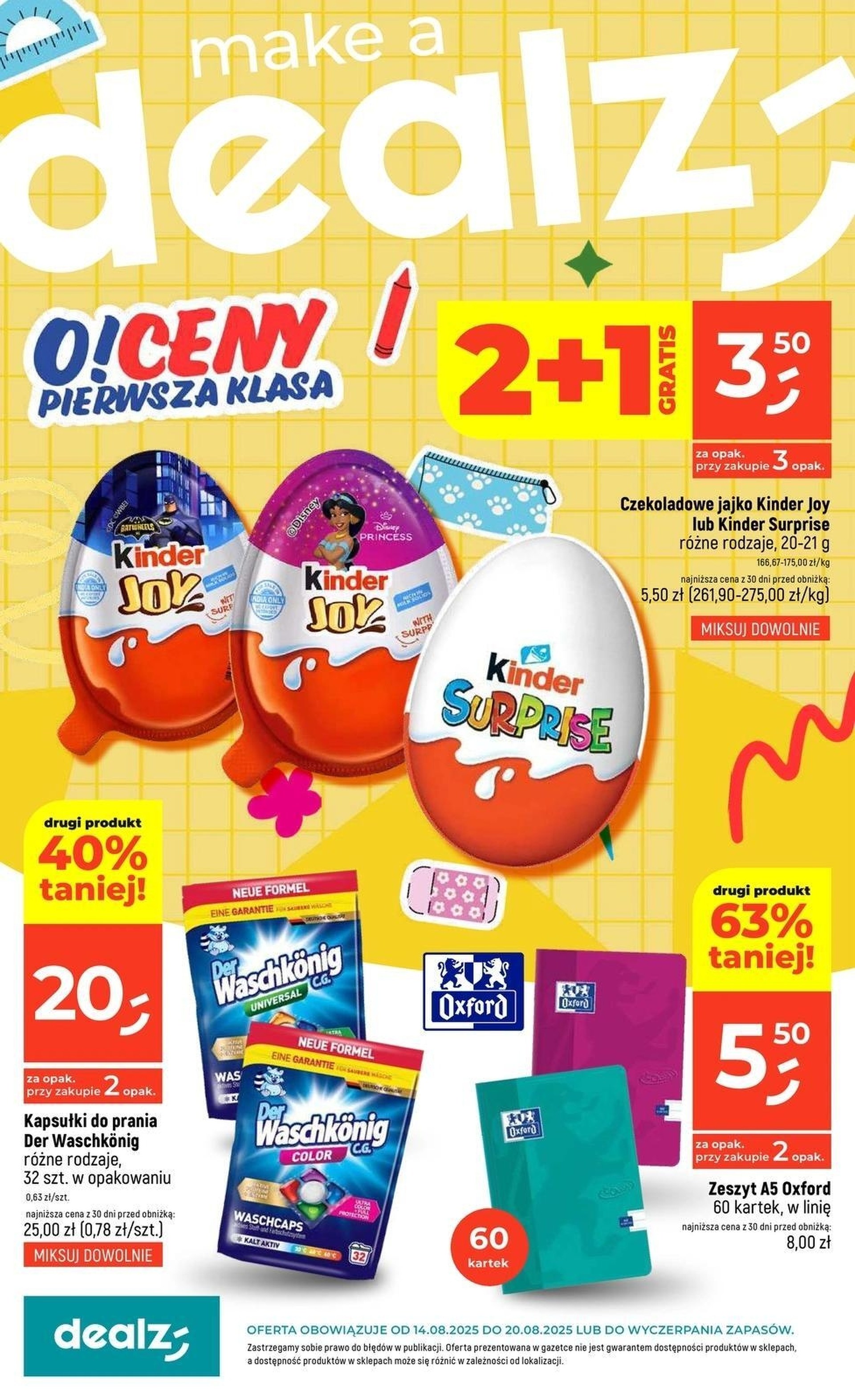 Dealz Gazetka promocyjna 14-20.08 | Okazjum.pl