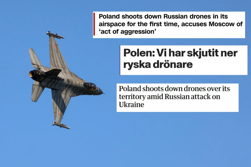 Rosyjskie drony w Polsce. Światowe media reagują. "To wygląda jak eskalacja" - Wydarzenia w ...