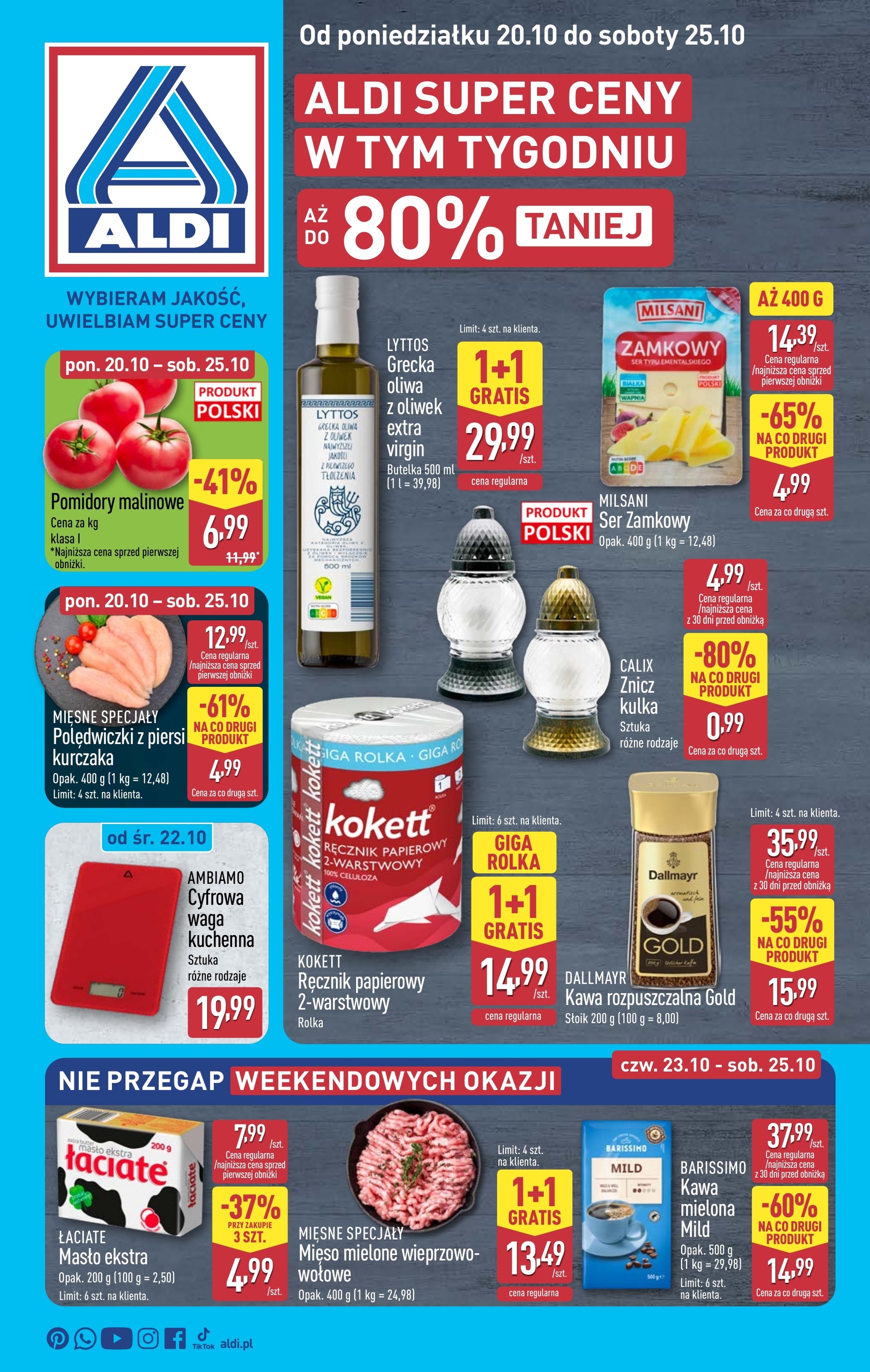 Aldi Gazetka promocyjna 20-25.10 | Okazjum.pl