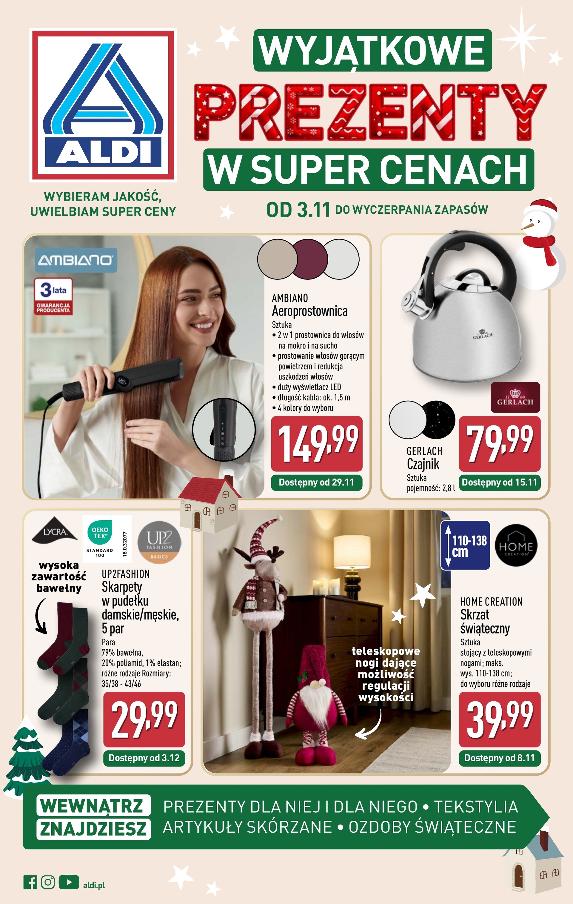 Aldi Gazetka promocyjna 3-30.11 | Okazjum.pl
