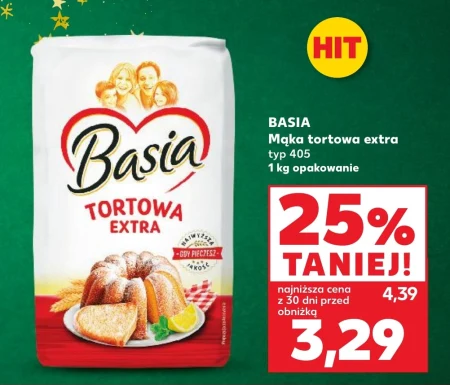 Mąka tortowa Basia - 25% TANIEJ! - promocja Kaufland - Ding.pl
