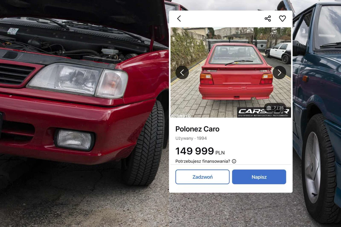 Nowy Polonez za 150 tys. zł. Ten egzemplarz przejechał tylko 349 km ...