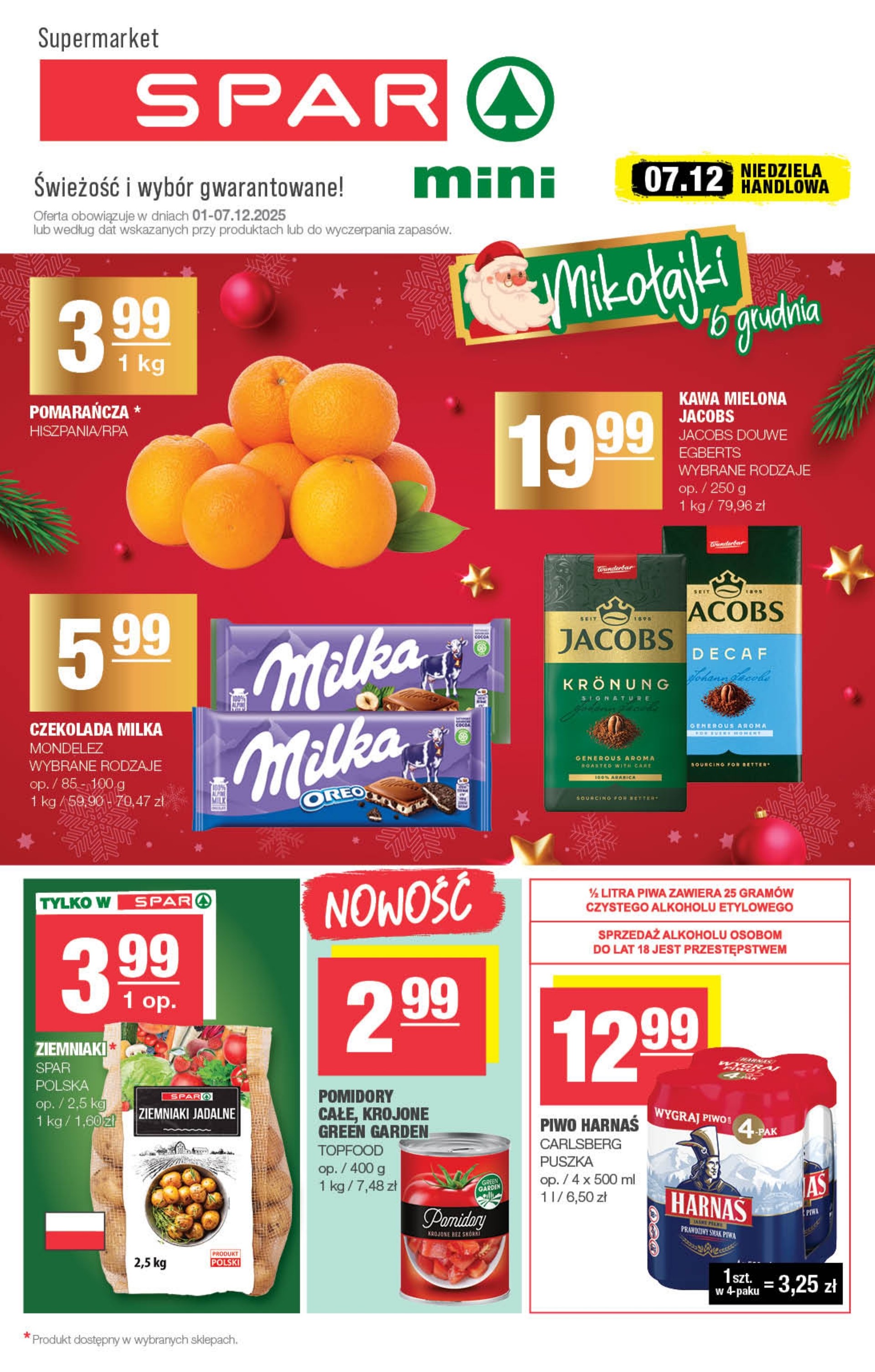 SPAR mini Gazetka promocyjna 1-7.12 | Okazjum.pl