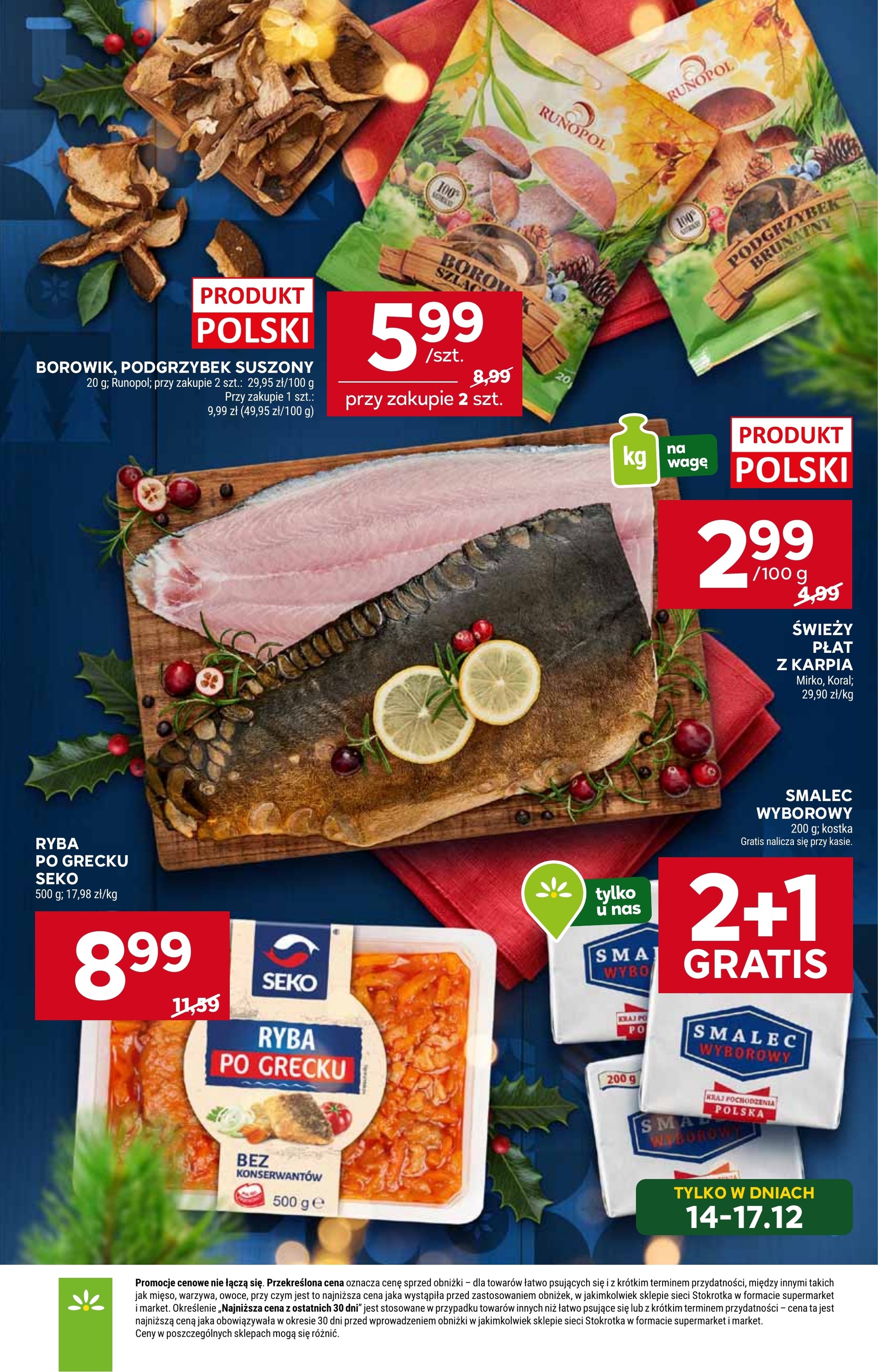 Stokrotka Supermarket Gazetka promocyjna 11-17.12 | Okazjum.pl