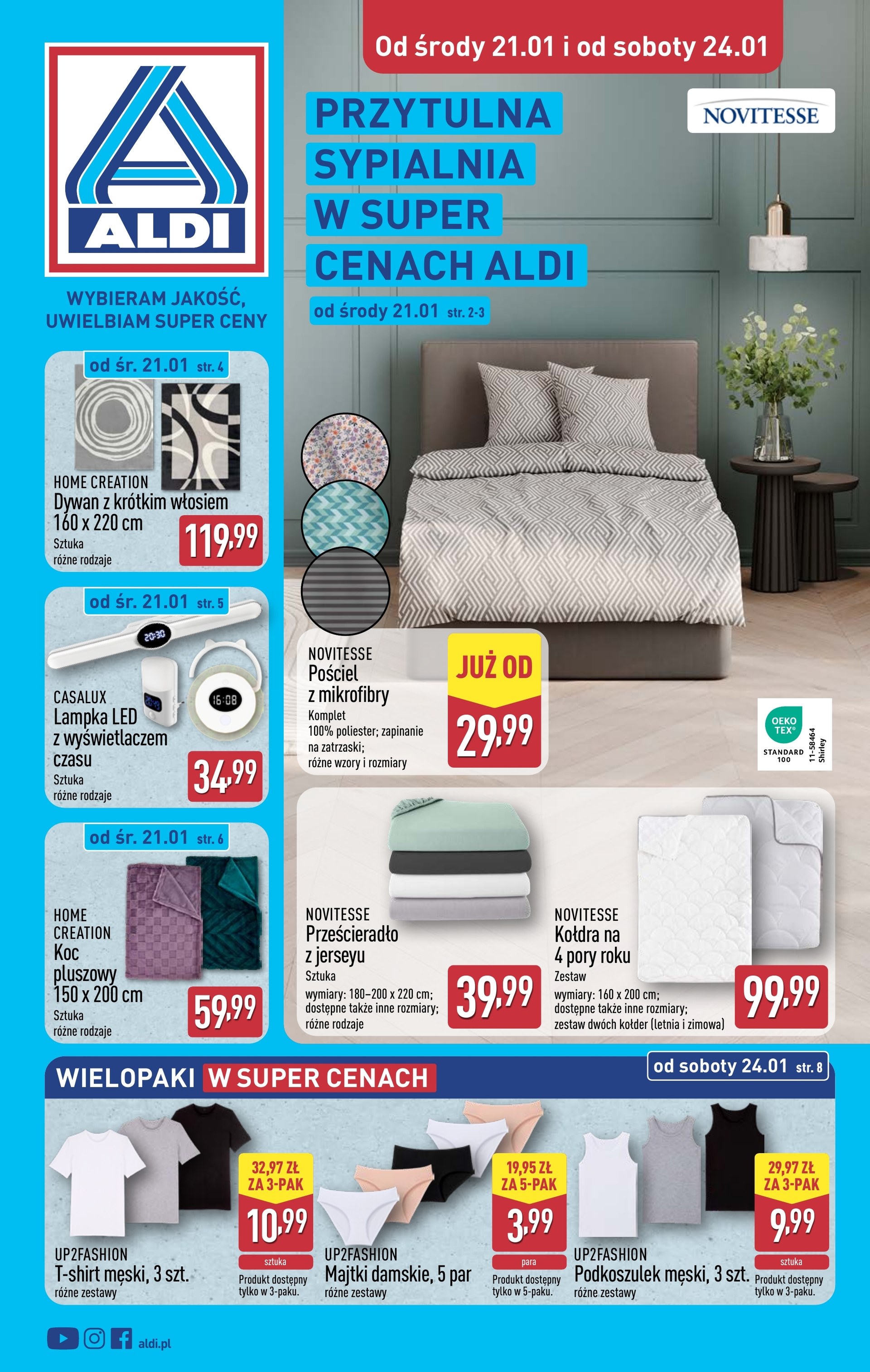 Aldi Gazetka promocyjna 21-24.01 | Okazjum.pl