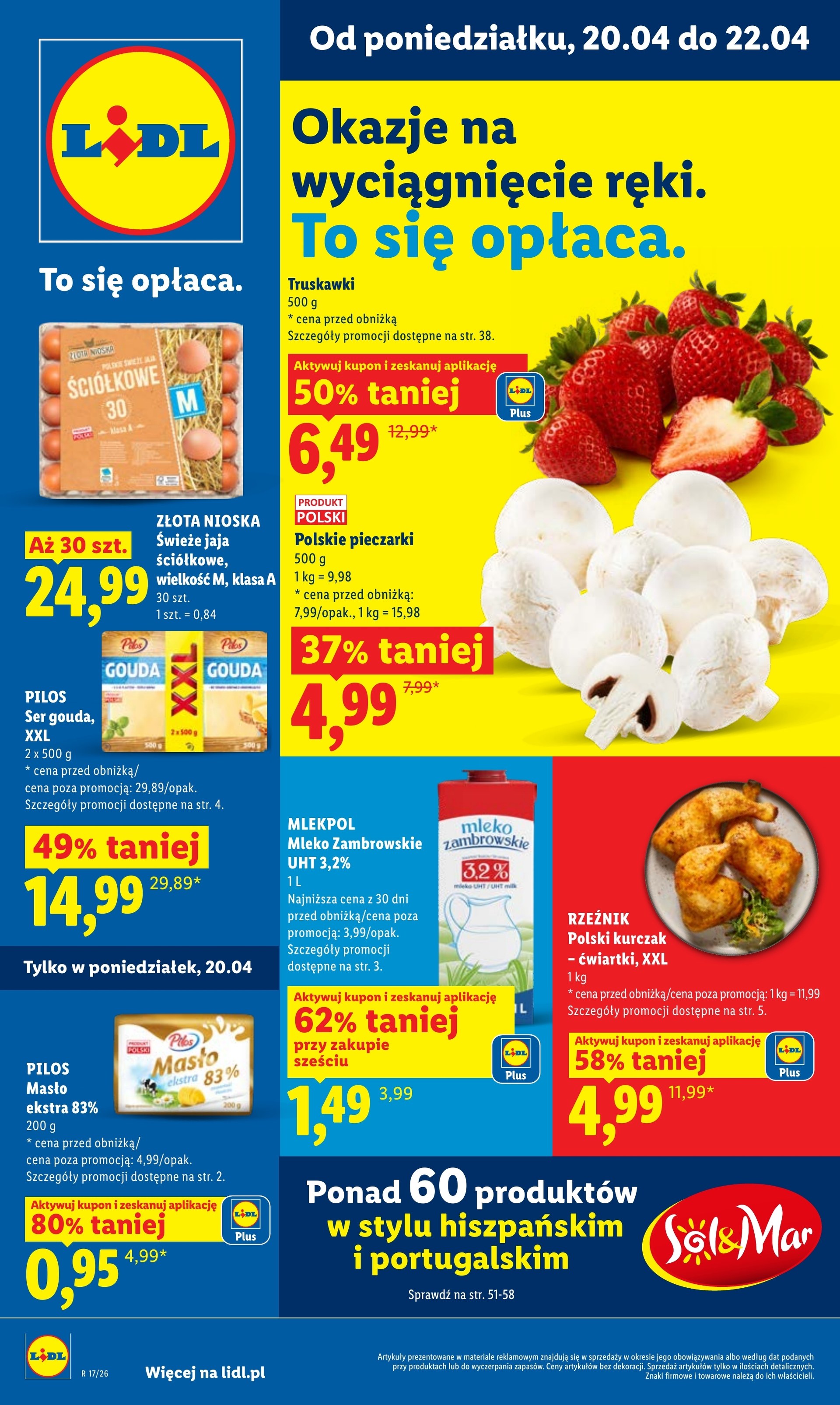 Lidl Gazetka promocyjna 20-22.04 | Okazjum.pl