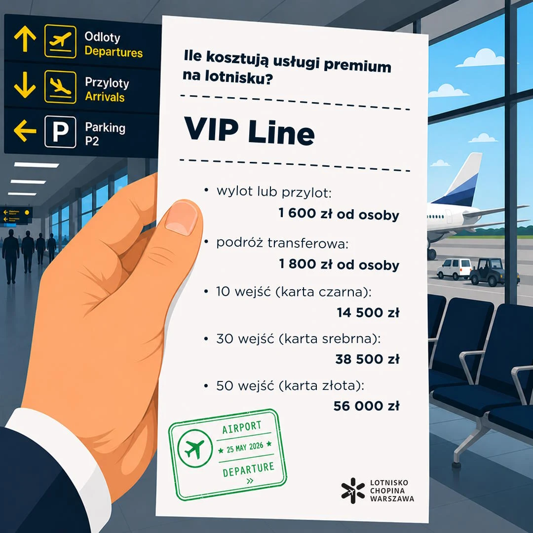 Lotnisko Chopina od zaplecza. VIP Line - usługa premium, która zmienia ...