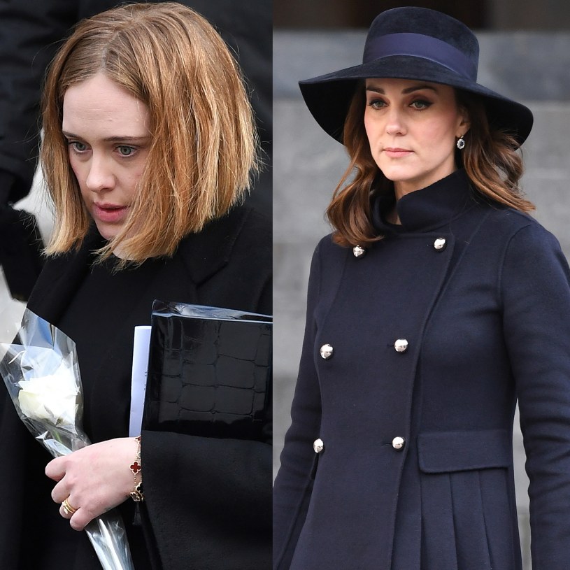 Adele, księżna Kate, książę William i Harry oddali hołd zmarłym w ...