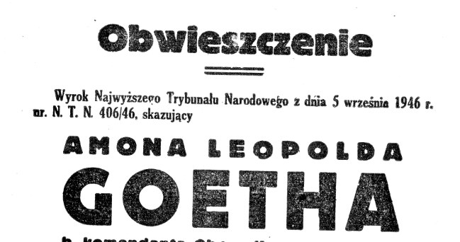 Amon Goeth: Kat z niemieckiego obozu koncentracyjnego w Płaszowie ...