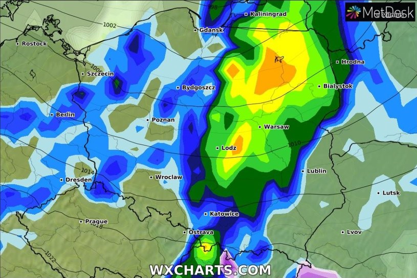 Orkan Otto zbliża się do Polski. Możliwe przerwy w dostawach prądu ...