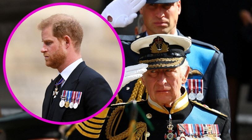 Król Karol III liczy na powrót syna na dwór? Odbył już rozmowę z Harrym ...