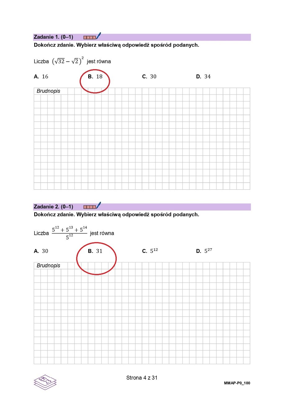 Matura 2025. Arkusze CKE i propozycje rozwiązań. Matematyka, poziom podstawowy - RMF 24