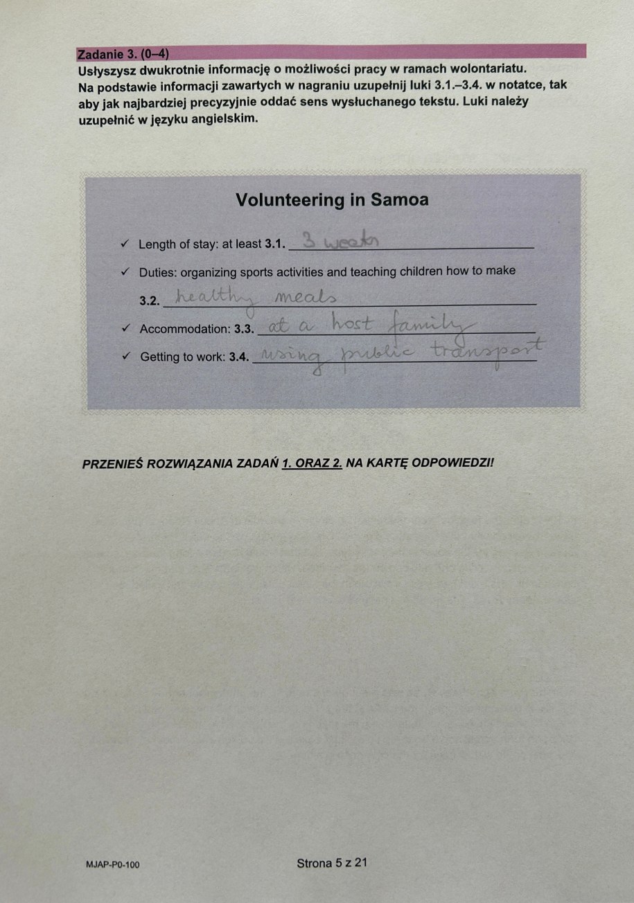 Matura 2025. Arkusze CKE i propozycje rozwiązań. Język angielski, poziom podstawowy - RMF 24