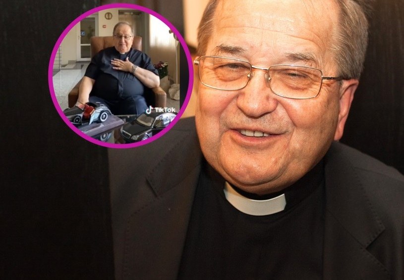 Ojciec Tadeusz Rydzyk pokazuje maybachy na TikToku. Skąd je ma ...