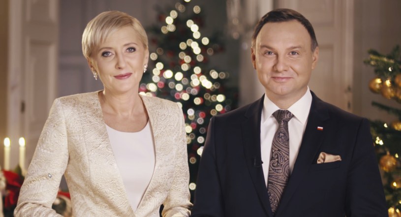 Świąteczne życzenia od pary prezydenckiej - Wydarzenia w INTERIA.PL
