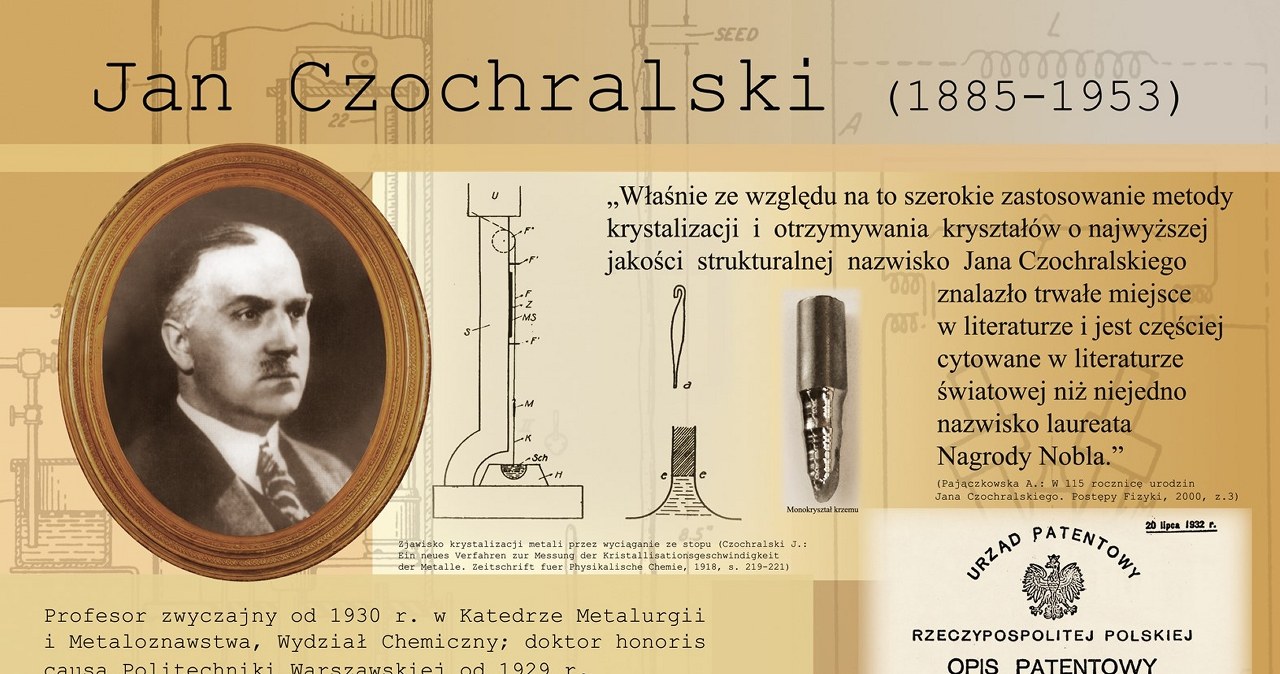 Jan Czochralski - Polak, któremu zawdzięczamy komputery - Geekweek w ...