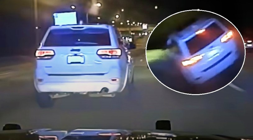 Policja zepchnęła auto uciekinierów z drogi. Wszyscy nie żyją ...