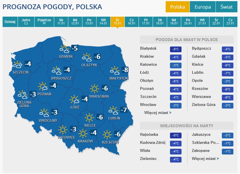 Długoterminowa prognoza pogody - Pogoda w INTERIA.PL
