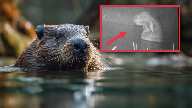 Wyjątkowe nagranie. Bóbr mył się jak człowiek - Zielona w INTERIA.PL
