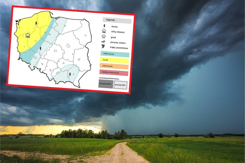 Pogoda na wtorek: Będą ulewy i burze - Pogoda w INTERIA.PL