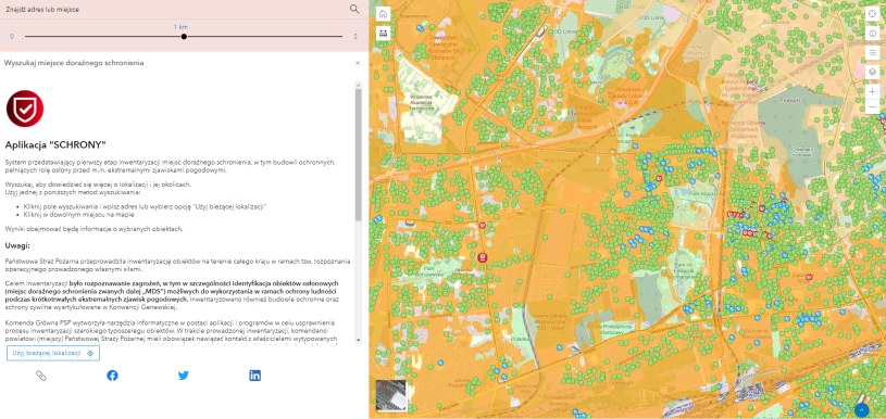 Mapa schronów w Polsce. Strażacy zrobili dokładną listę i aplikację ...